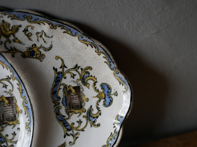 GIEN ジアン アンティークプレート フランスアンティーク アンティークのある暮らし | iichi 日々の暮らしを心地よくするハンドメイドやアンティークのマーケットプレイス