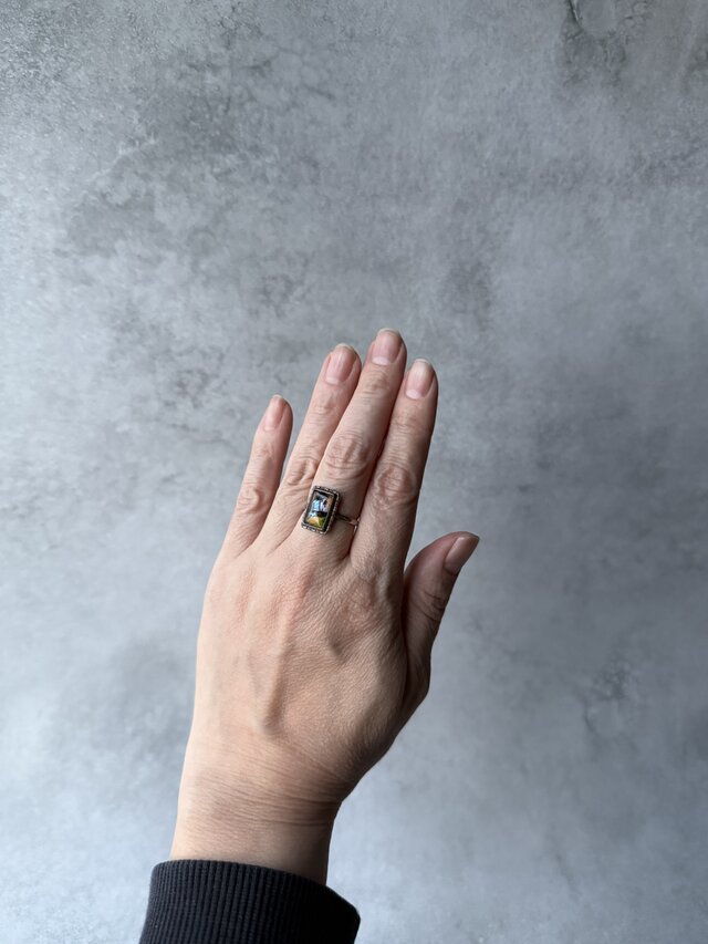 【143】モルフォ蝶の楽園 – トーマス・L・モット アンティークリング | iichi 日々の暮らしを心地よくするハンドメイドやアンティークのマーケットプレイス