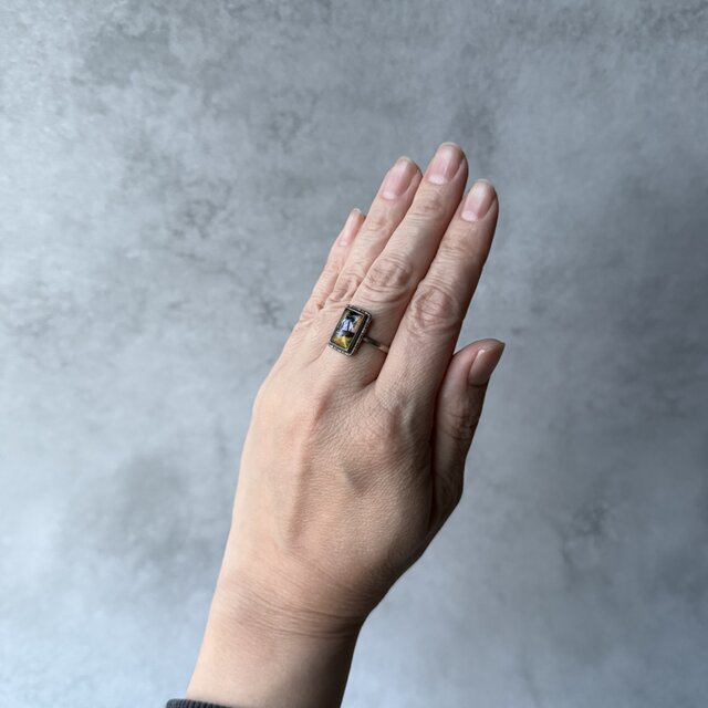 【143】モルフォ蝶の楽園 – トーマス・L・モット アンティークリング | iichi 日々の暮らしを心地よくするハンドメイドやアンティークのマーケットプレイス