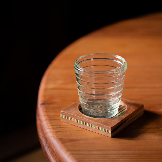 CIRCLE COASTER（2枚セット） | iichi 日々の暮らしを心地よくするハンドメイドやアンティークのマーケットプレイス