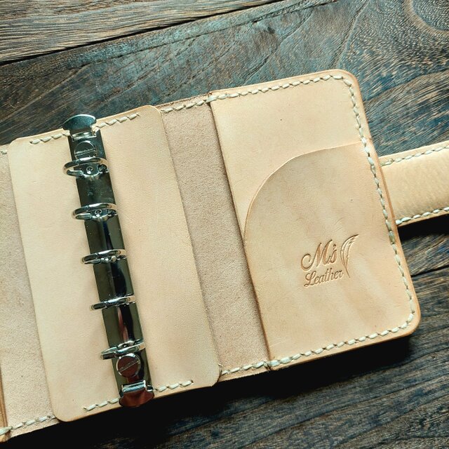 システム手帳カバー ミニ5 | iichi 日々の暮らしを心地よくするハンドメイドやアンティークのマーケットプレイス