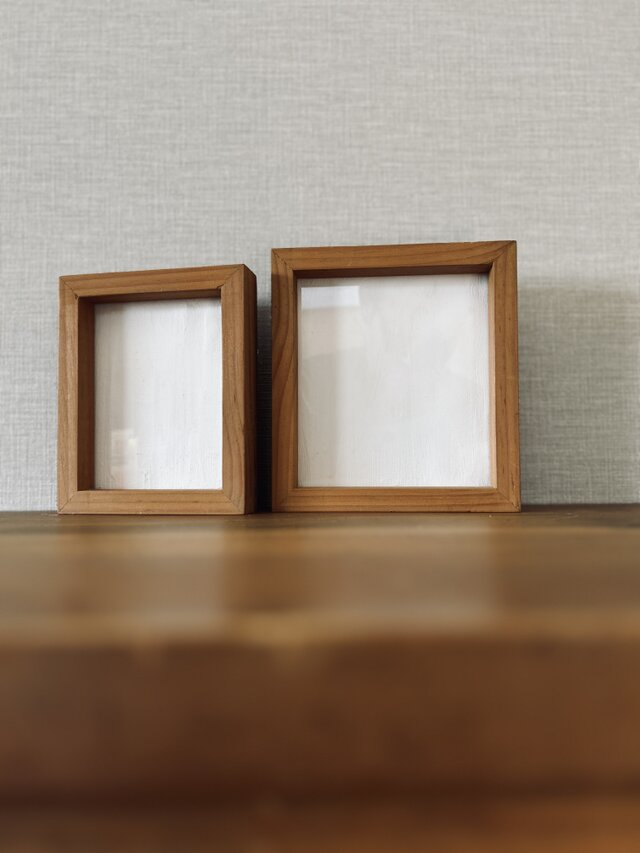 しっくいのフレーム B | iichi 日々の暮らしを心地よくするハンドメイドやアンティークのマーケットプレイス