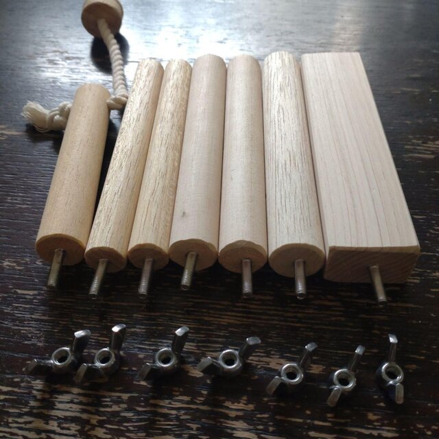 壁掛けバードアスレチック(TOY-14-006) | iichi 日々の暮らしを心地よくするハンドメイドやアンティークのマーケットプレイス