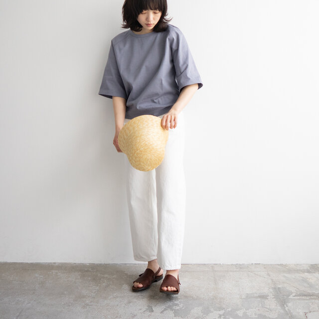 FRECKLE/5部袖ラグランカットソー/blue stone | iichi 日々の暮らしを心地よくするハンドメイドやアンティークのマーケットプレイス