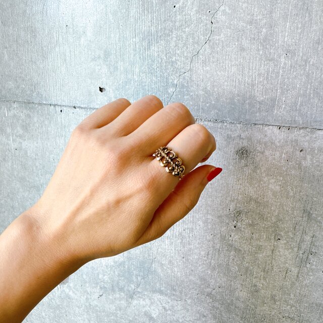 RA103-【 AVON 】エイボン・ヴィンテージリング 1977 "French Filigree" | iichi 日々の暮らしを心地よくするハンドメイドやアンティークのマーケットプレイス