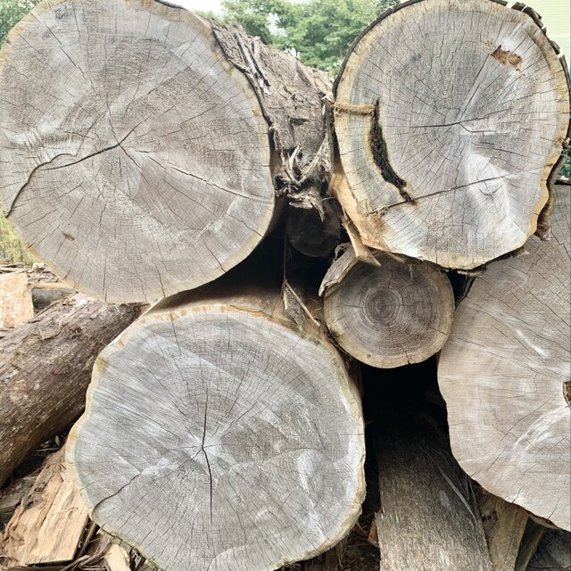 ハイテーブル 円テーブル バーテーブル カウンターテーブル オーク無垢 天板直径60cm 高さ指定可 | iichi 日々の暮らしを心地よくするハンドメイドやアンティークのマーケットプレイス