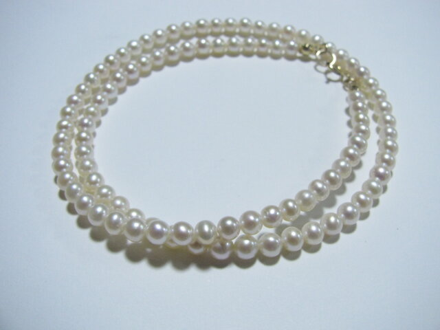 14kGF*淡水パール（AAA-）ネックレス | iichi 日々の暮らしを心地よくするハンドメイドやアンティークのマーケットプレイス