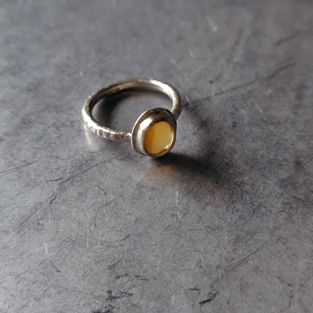 ファイアオパールシルバーリング#9 | iichi 日々の暮らしを心地よくするハンドメイドやアンティークのマーケットプレイス