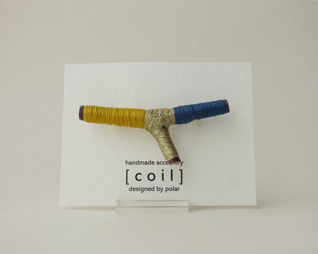 [coil] brooch-L | iichi 日々の暮らしを心地よくするハンドメイドやアンティークのマーケットプレイス