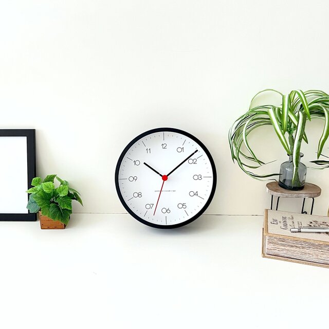 KATOMOKU plywood clock 24 Ssize ブラック km-151BKRCS 掛け時計 木製 小さい | iichi 日々の暮らしを心地よくするハンドメイドやアンティークの ...