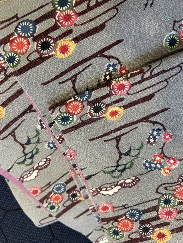 唯屋オリジナル 紅型半幅帯 | iichi 日々の暮らしを心地よくするハンドメイドやアンティークのマーケットプレイス