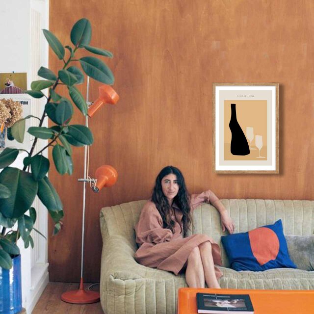 チャーミングボトル 送料無料 イラスト A4〜A0 ポスター アートポスター アートsei検索新着順 3246 | iichi 日々の暮らしを心地よくするハンドメイドやアンティークのマーケットプレイス