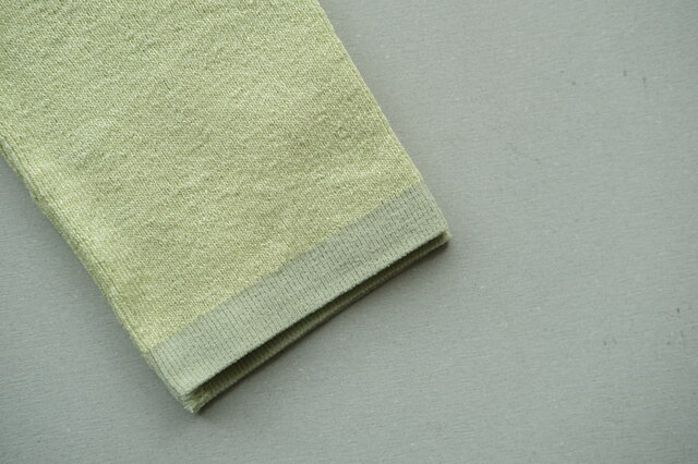 【new】リネンニットレギンス マチ付き（ミモザ）｜size S-M | iichi 日々の暮らしを心地よくするハンドメイドやアンティークのマーケットプレイス