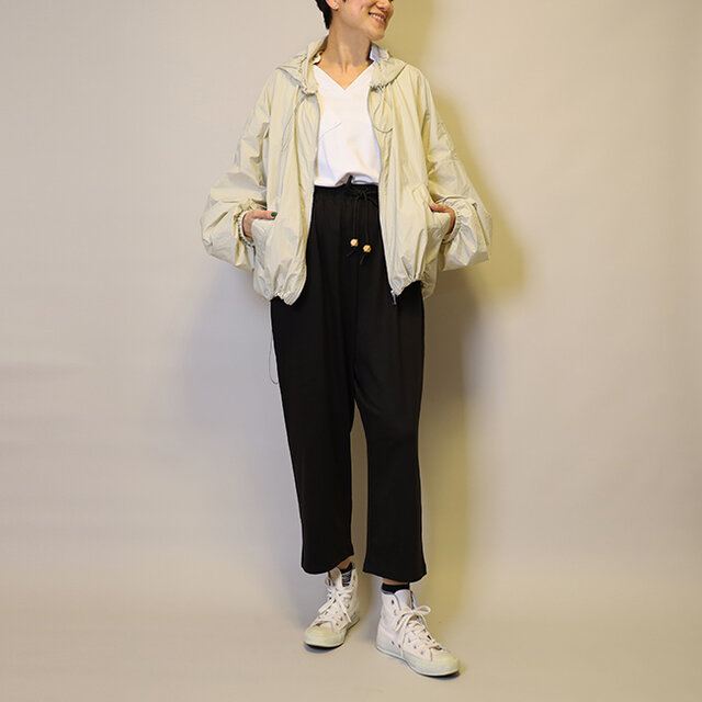 新作朝晩の羽織軽量/撥水/速乾/紫外線対策UVカット/ライトアウタージャケット/ブルゾン/サンドベージュ25026 | iichi 日々の暮らしを心地よくするハンドメイドやアンティークの ...