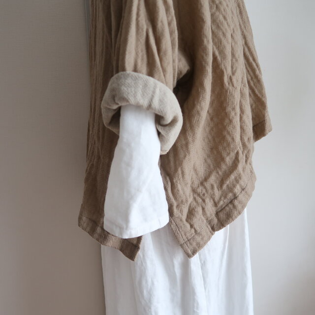 くったりやわらかウールガーゼ♡カーディガン・羽織りもの・温度調節に | iichi 日々の暮らしを心地よくするハンドメイドやアンティークのマーケットプレイス