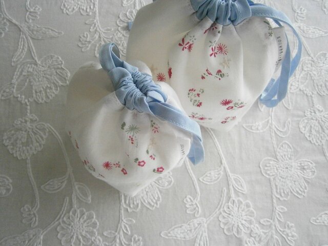 FrenchChicFlowers×linen PoachSet | iichi 日々の暮らしを心地よくするハンドメイドやアンティークのマーケットプレイス