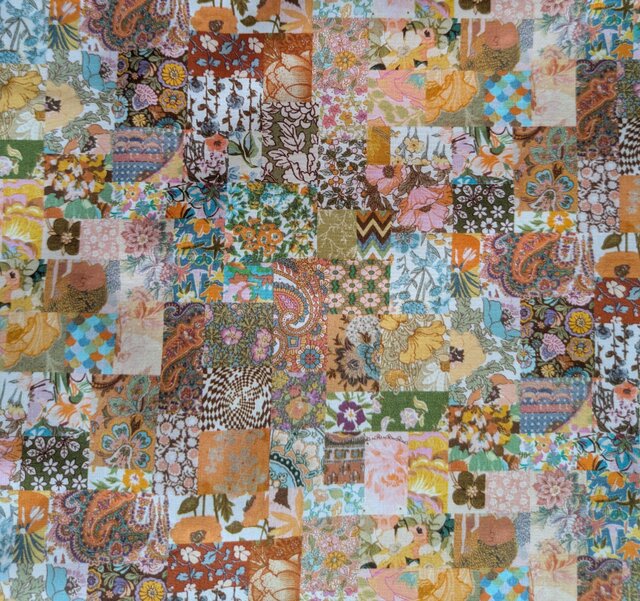 トート（L）収納袋あり リバティプリント(Archive Patchwork A) | iichi 日々の暮らしを心地よくするハンドメイドやアンティークのマーケットプレイス