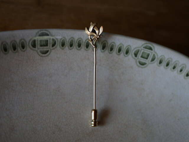 FIX 宿り木 ハットピン クラヴァットピン フランスアンティーク アンティークのある暮らし | iichi 日々の暮らしを心地よくするハンドメイドやアンティークのマーケットプレイス