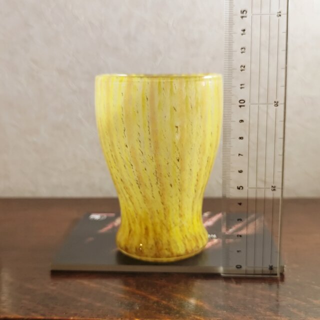 アンティーク DAUM社 黄色が映える個性的なアールデコタンブラー 高11.5㎝【YG42-b】 | iichi 日々の暮らしを心地よくするハンドメイドやアンティークのマーケットプレイス