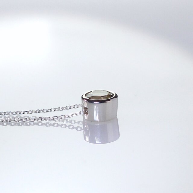 《国産宝石》Sv925 スモーキークォーツペンダント 1.39ct | iichi 日々の暮らしを心地よくするハンドメイドやアンティークのマーケットプレイス