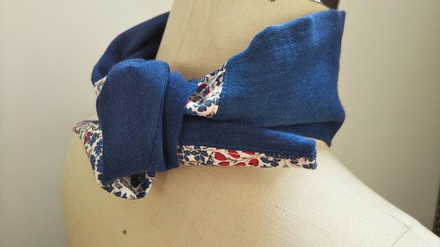 肌ストール ショート丈 リバティ Cimarron 巾約8cm 丈約80cm | iichi 日々の暮らしを心地よくするハンドメイドやアンティークのマーケットプレイス