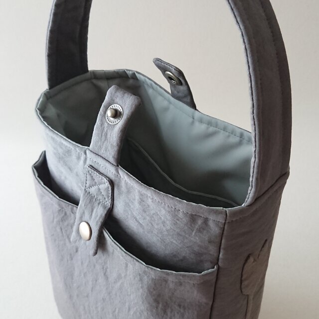 tulip applique one-handle bag | iichi 日々の暮らしを心地よくするハンドメイドやアンティークのマーケットプレイス