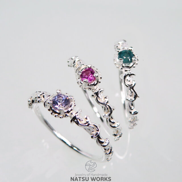 グランディディエライト リング / Gem and Botanical Grandidierite Ring | iichi 日々の暮らしを心地よくするハンドメイドやアンティークのマーケットプレイス