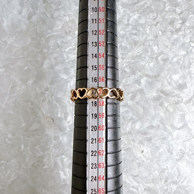 RA112-【 AVON 】エイボン・ヴィンテージリング 80s Deadstock Gold Tone Open Hearts | iichi 日々の暮らしを心地よくするハンドメイドや ...