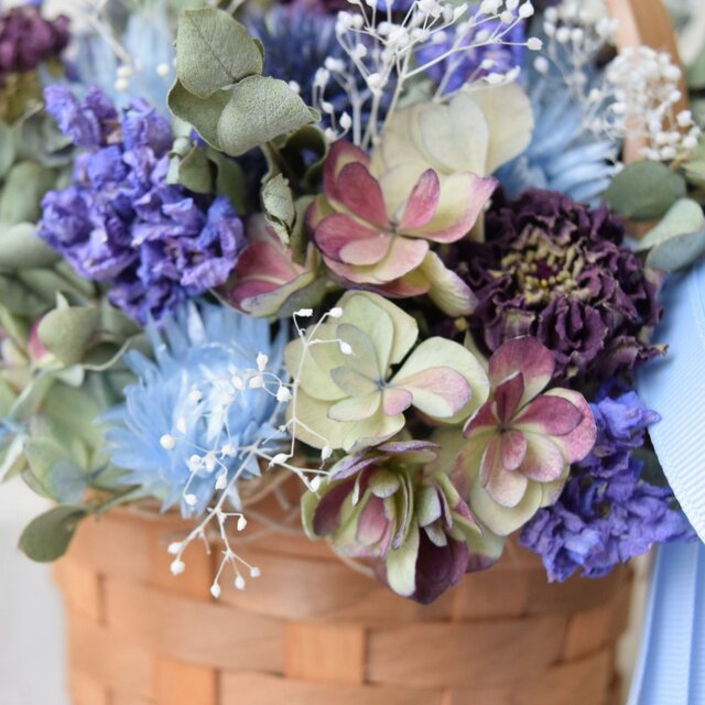 mi-tya様専用ページ（オーダー品・丸かごminiバスケットアレンジ） | iichi 日々の暮らしを心地よくするハンドメイドやアンティークのマーケットプレイス