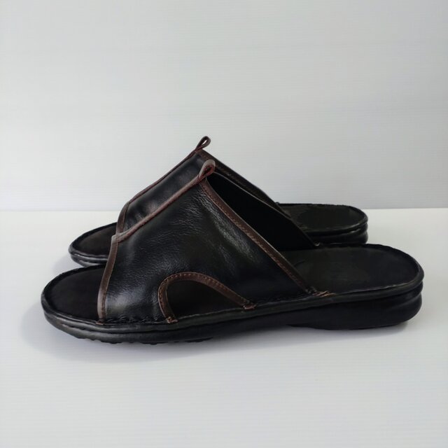 本革サンダル 無料サイズ調整可 色変更可 外反母趾対応可能 大人可愛い本革サンダル 24cm～28cm | iichi 日々の暮らしを心地よくするハンドメイドやアンティークのマーケットプレイス