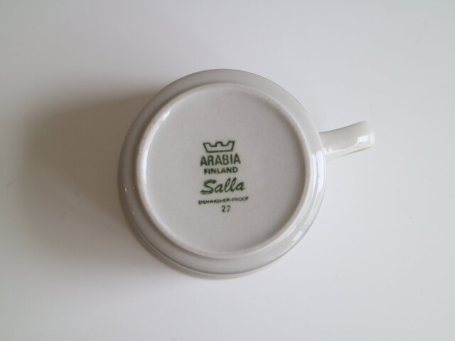 ARABIA / Salla サーラ / ティーカップ＆ソーサーNo.5801 | iichi 日々の暮らしを心地よくするハンドメイドやアンティークのマーケットプレイス