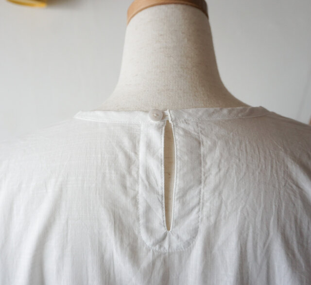 クラシカル風5分袖プルオーバー（オフcol） | iichi 日々の暮らしを心地よくするハンドメイドやアンティークのマーケットプレイス