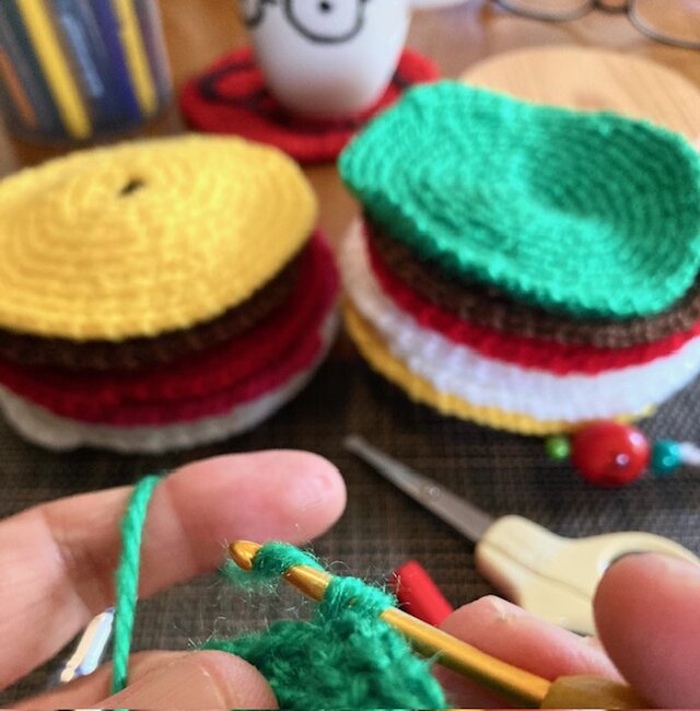 キッチンドーナツ・コースター | iichi 日々の暮らしを心地よくするハンドメイドやアンティークのマーケットプレイス