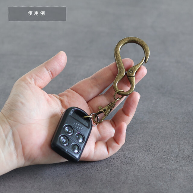 ナスカン付カラビナ LF-041 カラビナ キーリング キーチャーム キーホルダー アンティークゴールド | iichi 日々の暮らしを心地よくするハンドメイドやアンティークのマーケットプレイス