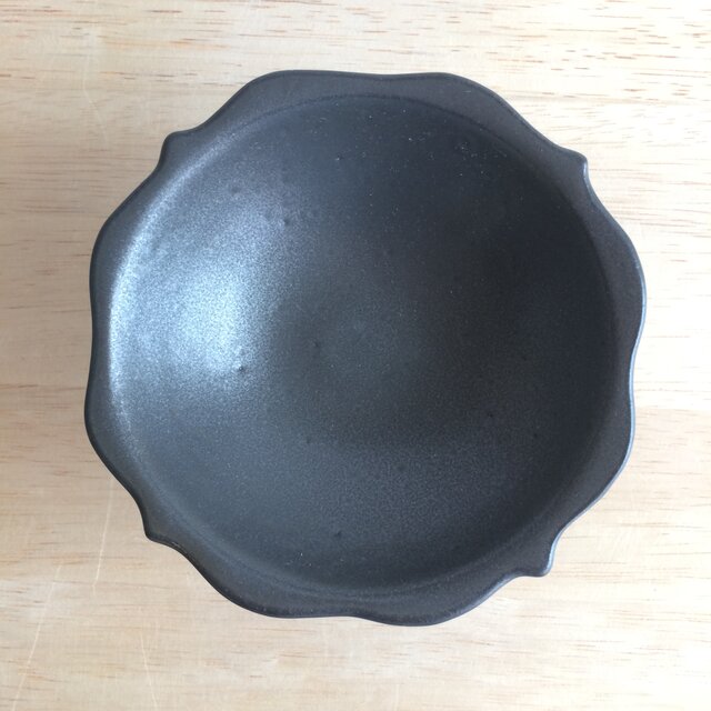 稜花ミニコンポート（黒） | iichi 日々の暮らしを心地よくするハンドメイドやアンティークのマーケットプレイス