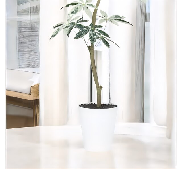 光触媒 人工観葉植物 ウォールグリーン フェイクグリーン パキラミルキーウェイ150FST | iichi 日々の暮らしを心地よくするハンドメイドやアンティークのマーケットプレイス