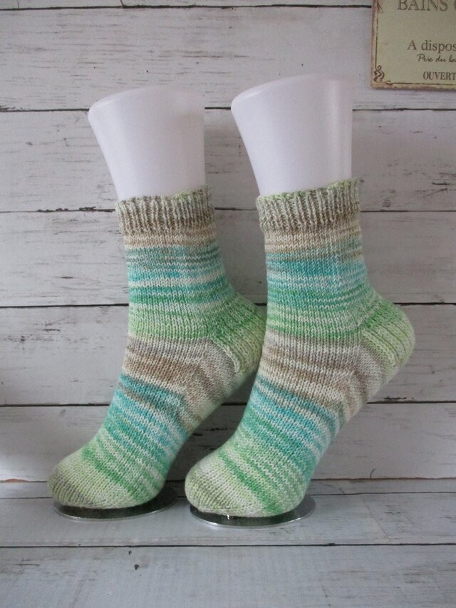 冷え取りソックス Schoeller+Stahl Fortissima Cotton Miami 104 | iichi 日々の暮らしを心地よくするハンドメイドやアンティークのマーケットプレイス