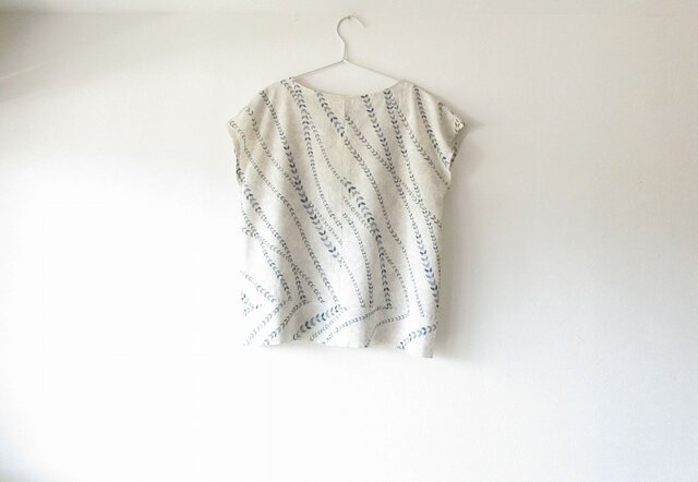 ☆絽着物ブラウス☆バタフライ柄♪【再販】/32kb035 | iichi 日々の暮らしを心地よくするハンドメイドやアンティークのマーケットプレイス