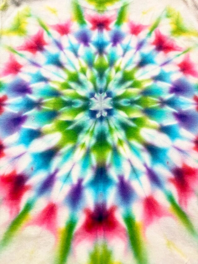 タイダイ Tシャツ Lサイズ 曼荼羅 パープル ムラ染め Hippies Dye HD24-20 | iichi 日々の暮らしを心地よくするハンドメイドやアンティークのマーケットプレイス