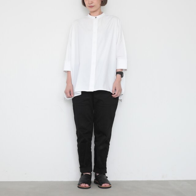 Sii shirts / white | iichi 日々の暮らしを心地よくするハンドメイドやアンティークのマーケットプレイス