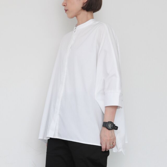 Sii shirts / white | iichi 日々の暮らしを心地よくするハンドメイドやアンティークのマーケットプレイス