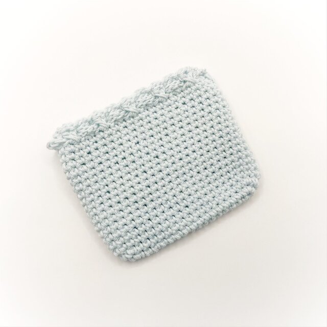 ラメコットンの巾着袋/ブルー | iichi 日々の暮らしを心地よくするハンドメイドやアンティークのマーケットプレイス