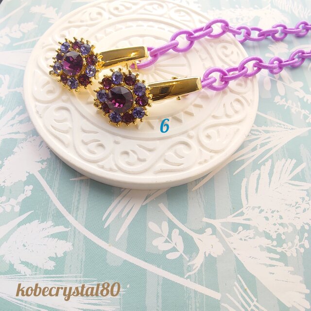 スワロフスキーナプキンクリップno.6 20240618NC6 | iichi 日々の暮らしを心地よくするハンドメイドやアンティークのマーケットプレイス