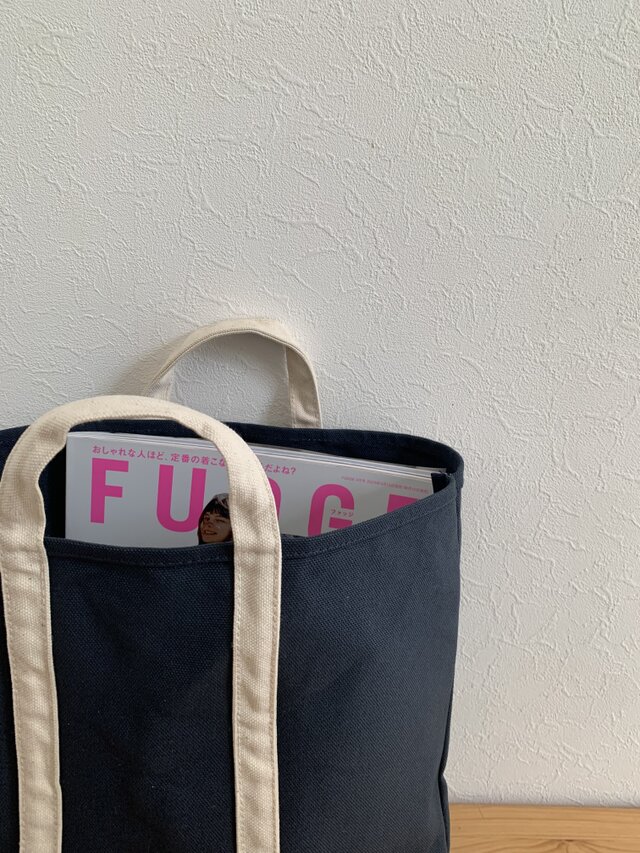 TALL TOTE(M) NUTS グレージュ 帆布バッグ | iichi 日々の暮らしを心地よくするハンドメイドやアンティークのマーケットプレイス