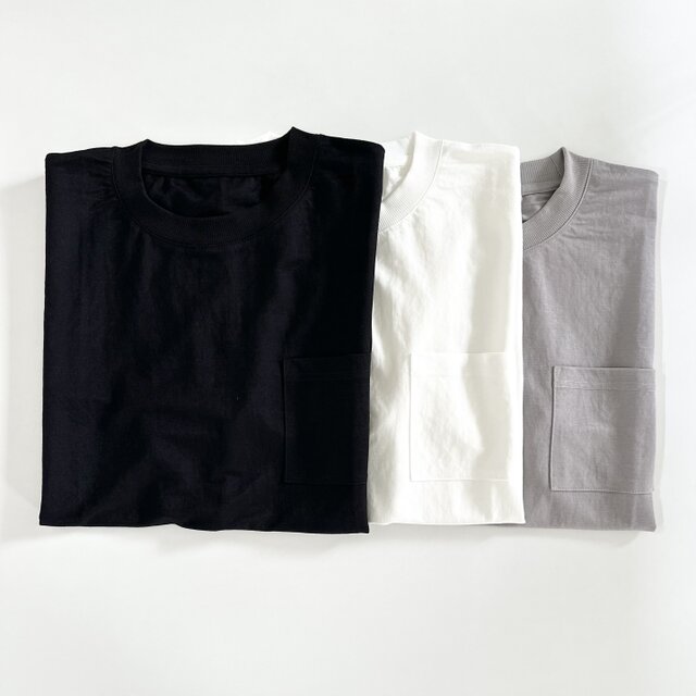 【接触冷感】ユニセックス サイドスリット ポケット付 ルーズフィット Tシャツ【ブラック】『2025新作』 | iichi 日々の暮らしを心地よくするハンドメイドやアンティークのマーケットプレイス