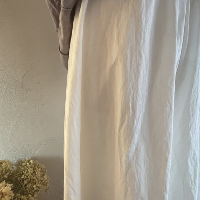 コットンナイロンヘリンボーン 「オフホワイト」90cm丈 | iichi 日々の暮らしを心地よくするハンドメイドやアンティークのマーケットプレイス