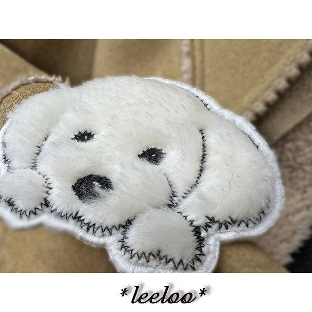 ★それに見えたら貴方の犬種★もこもこ犬★ワッペン-白-9 | iichi 日々の暮らしを心地よくするハンドメイドやアンティークのマーケットプレイス