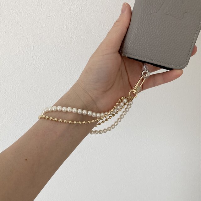 \バッグにつけるだけ♪／ ジャラジャラバッグチャーム＜ゴールドmix＞ | iichi 日々の暮らしを心地よくするハンドメイドやアンティークのマーケットプレイス