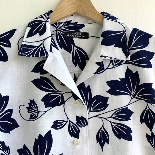 浴衣アロハシャツ MLサイズ | iichi 日々の暮らしを心地よくするハンドメイドやアンティークのマーケットプレイス