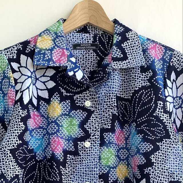 浴衣アロハシャツ MLサイズ | iichi 日々の暮らしを心地よくするハンドメイドやアンティークのマーケットプレイス